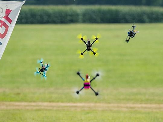 World champions to race drones in Sharjah