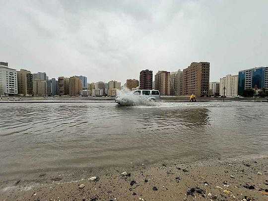 Weather alert: Hail in Al Ain, thunder, lightning, and rainfall in Abu ...