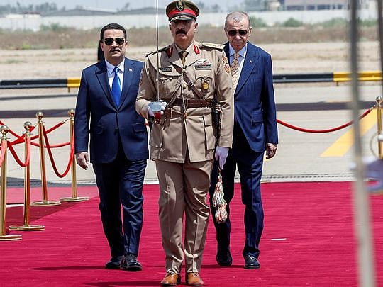 Turkey’s Erdogan in rare Iraq visit to discuss water, oil, security