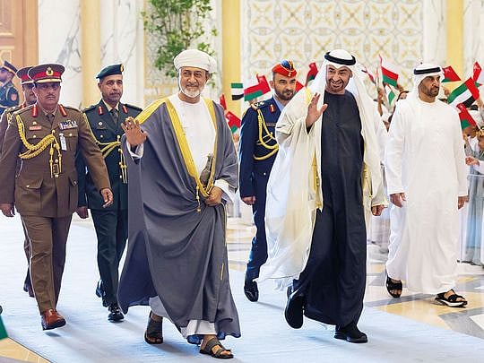 Photos: UAE President receives Sultan of Oman