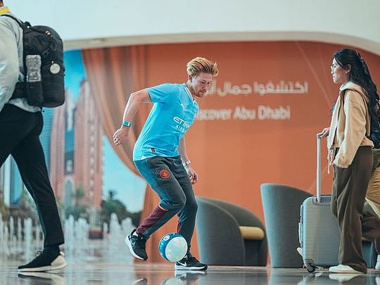 Manchester City stars take their skills to a new level at Etihad’s hub