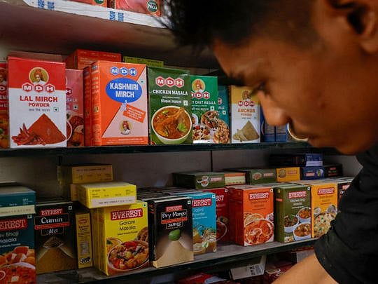 Which are the two iconic Indian spice brands under scrutiny