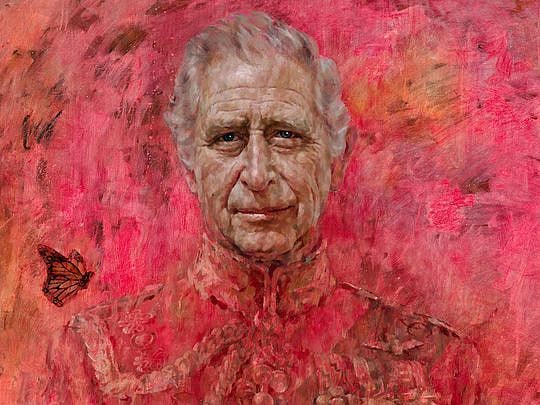King Charles III unveils his first official portrait since coronation