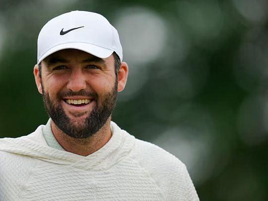 Top-ranked Scheffler getting advice on how to be number one dad at PGA