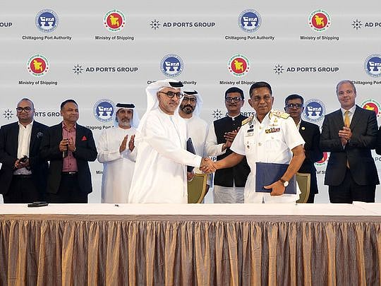 AD Ports Group sign MOU to develop and manage Bangladesh port