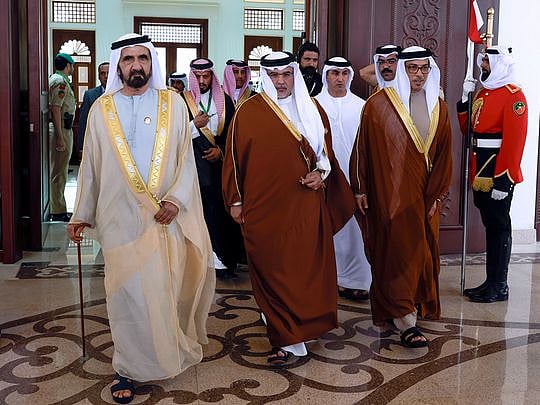 Sheikh Mohammed bin Rashid arrives in Manama to attend Arab Summit
