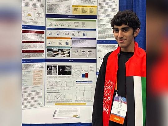 Sharjah boy ranked No. 3 globally in chemistry at International Science ...