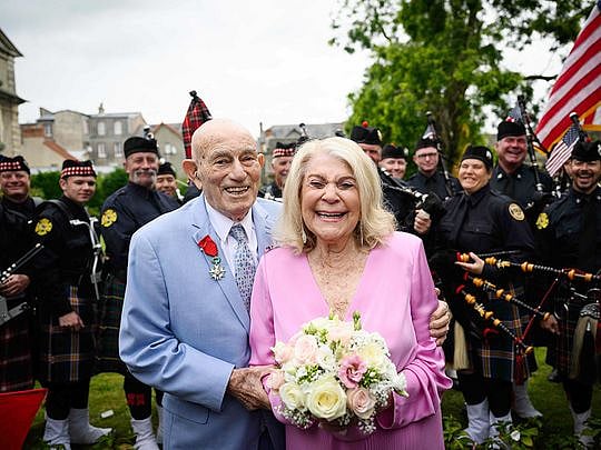 WWII veteran Harold Terens, 100, marries sweetheart, 96, in Normandy ...