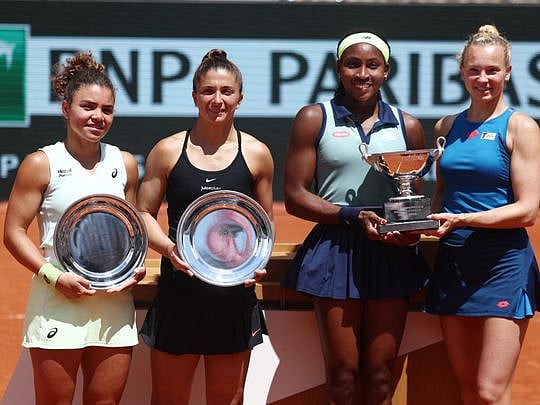 Double disappointment for Paolini as Gauff and Siniakova clinch French Open title
