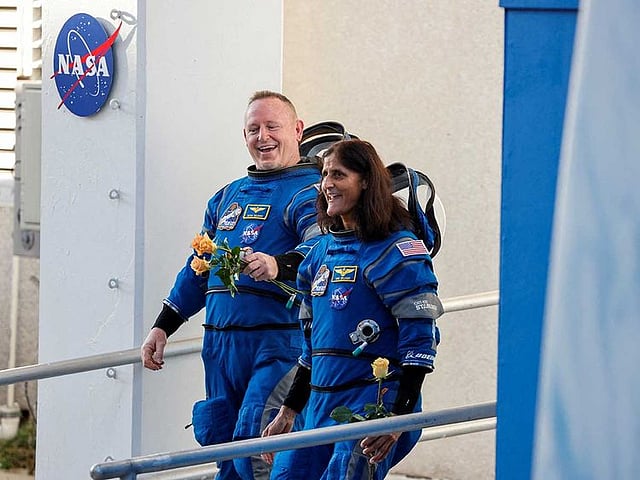 Boeing tries again to launch space taxi with first human crew