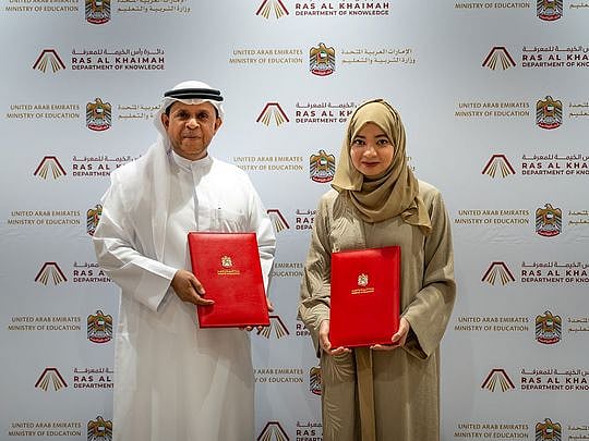 MoU signed to regulate private education sector in Ras Al Khaimah