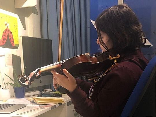 Watch: Gifted girl, 16, in Dubai wields magic on the violin