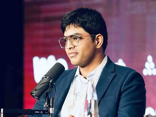 Prabhav Sharma speaks on 'Family Office 2.0' at ADFO summit in Abu Dhabi