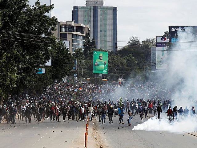 Kenya's parliament compound stormed, building set ablaze, Reuters ...