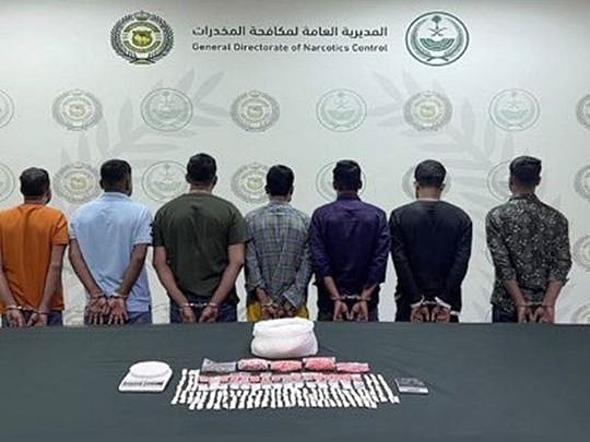 Saudi Arabia nets 14 drug dealers and smugglers in two raids