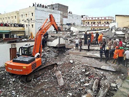 Surat building collapse: Seven dead, one rescued