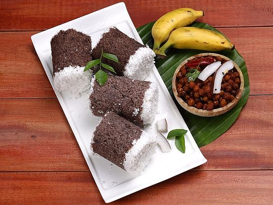 Start your day right with homemade Ragi Puttu or steamed finger millet ...