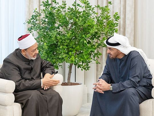UAE President receives Grand Imam of Al Azhar