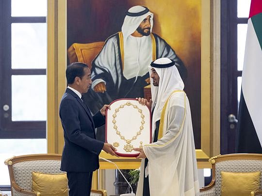 Video: UAE President confers Order of Zayed on Indonesian President