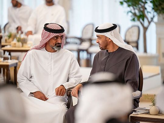 UAE President receives Crown Prince of Ajman