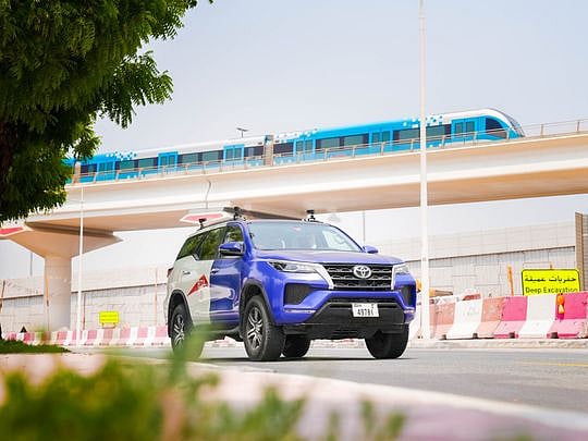 RTA launches smart inspection vehicle to monitor metro and tram lines