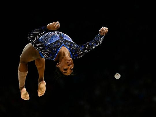 Simone Biles reclaims all-around crown for sixth Olympic gold