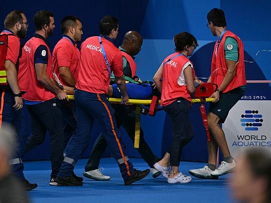 Slovak swimmer Tamara Potocka collapses after 800-metre heat in Paris ...
