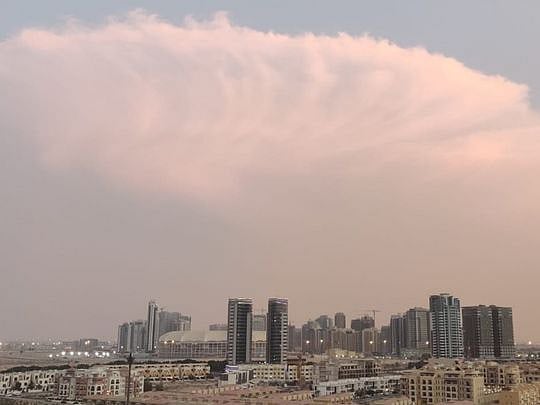 Overcast skies and dusty weather in Dubai, rain alert in Fujairah