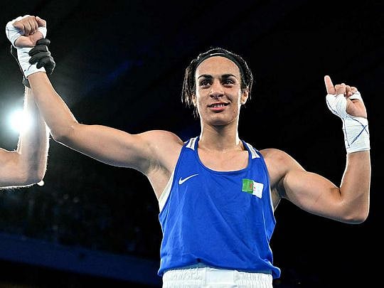 Algerian boxer Imane Khelif in gender row goes for Olympic gold