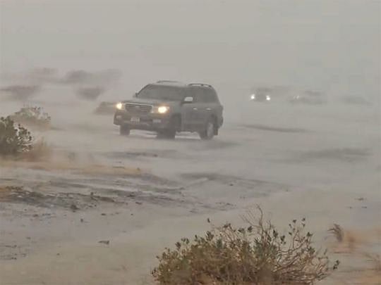 UAE experiences widespread rain and hail; multiple regions affected