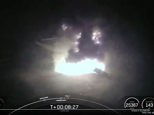 SpaceX's Falcon 9 rocket grounded pending mishap investigation
