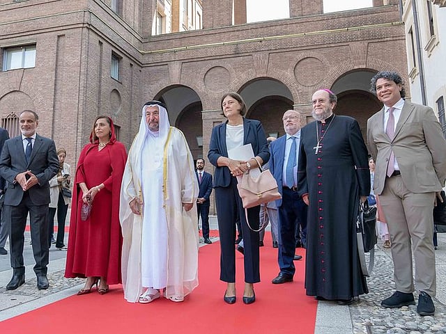 Watch: Sheikh Sultan inaugurates Arabic Cultural Institute in Milan