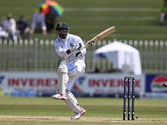 Ton-up Das helps Bangladesh thwart Pakistan in second Test