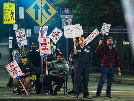 Boeing workers strike after rejecting contract