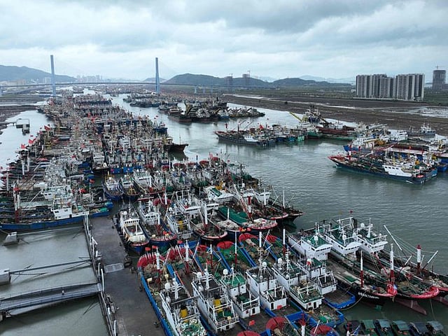 Flights grounded in Shanghai as China prepares for typhoon