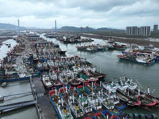 Flights grounded in Shanghai as China prepares for typhoon