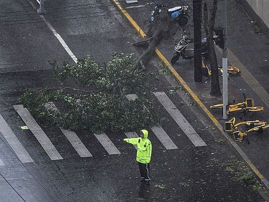 Typhoon Bebinca lands in Shanghai, strongest storm to hit the city ...