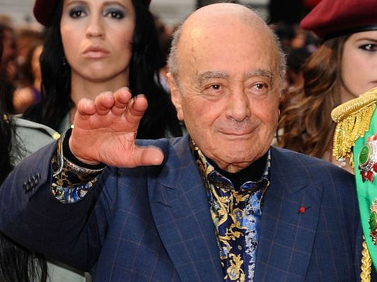 Late Harrods owner Al Fayed accused of rape: BBC