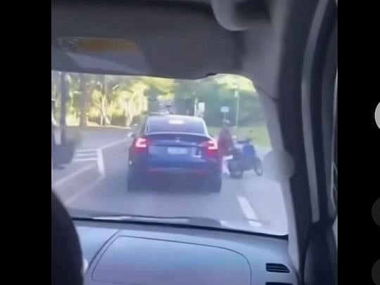 Philippines: Tesla driver faces backlash after road rage, hit-and-run ...
