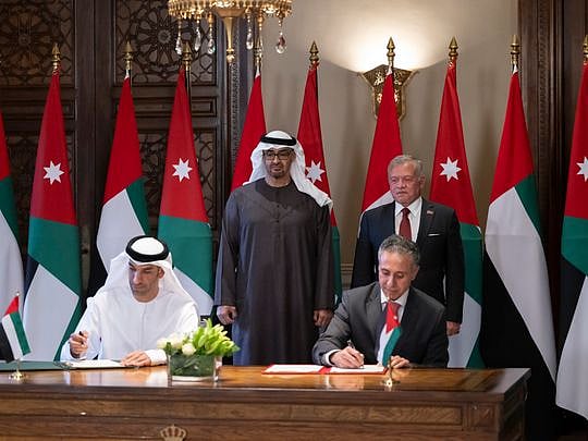 UAE President, King of Jordan witness signing of Comprehensive Economic ...