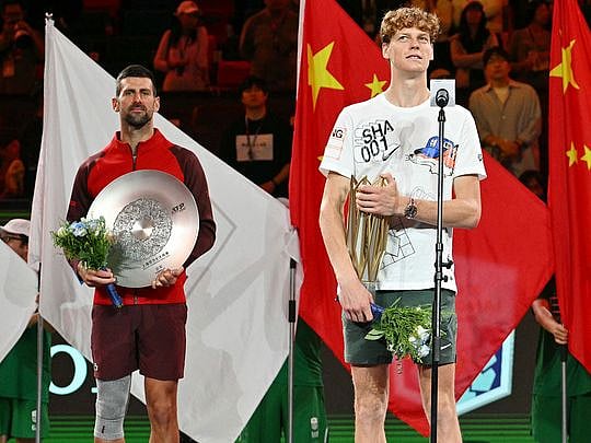 Sinner wins Shanghai Masters to deny Djokovic 100th career title