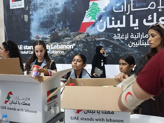 ‘Emirates With You, Lebanon’ aid campaign elicits huge response in Abu ...