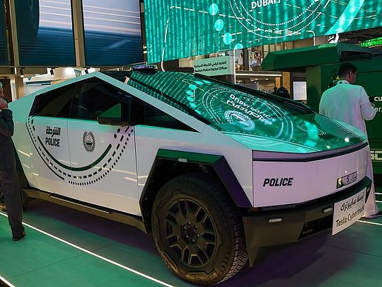 Watch: Dubai Police’s Cybertruck at Gitex Global 2024