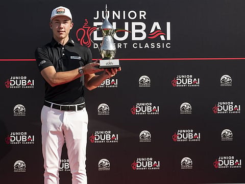 Junior Dubai Desert Classic secures World Amateur Golf Ranking status