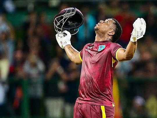 Evin Lewis century gifts West Indies consolation victory in Sri Lanka