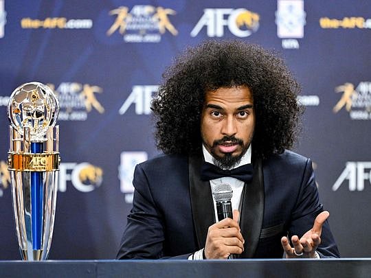 Qatar’s Akram Afif named best men’s player of Asia
