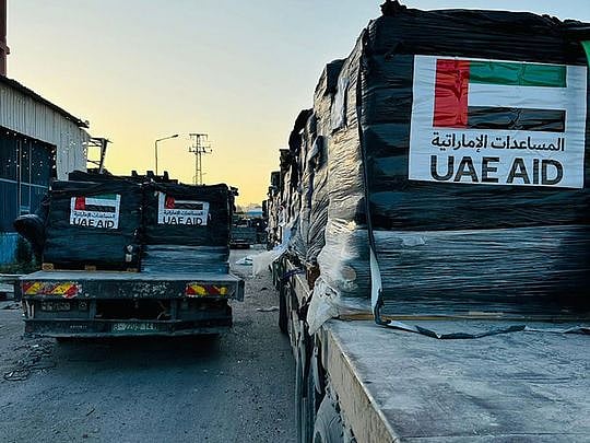 UAE tops Gaza support with $828 million contribution to support ...