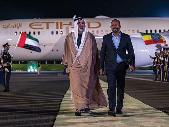 Crown Prince of Abu Dhabi arrives in Addis Ababa to attend World ...