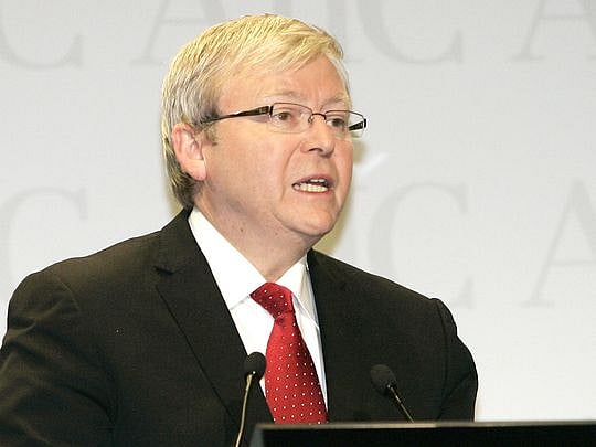 Australia's ambassador Kevin Rudd purges critical tweets after Trump win