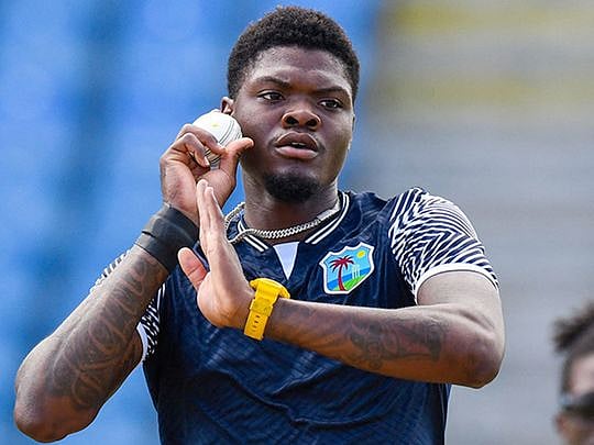 West Indies bowler Alzarri Joseph suspended after storming off field